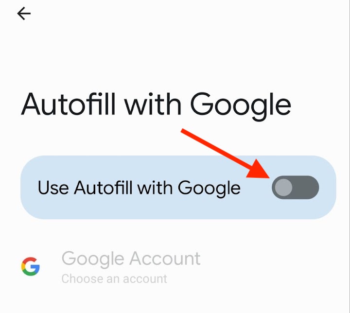 How to disable Google autofill service – NordPass