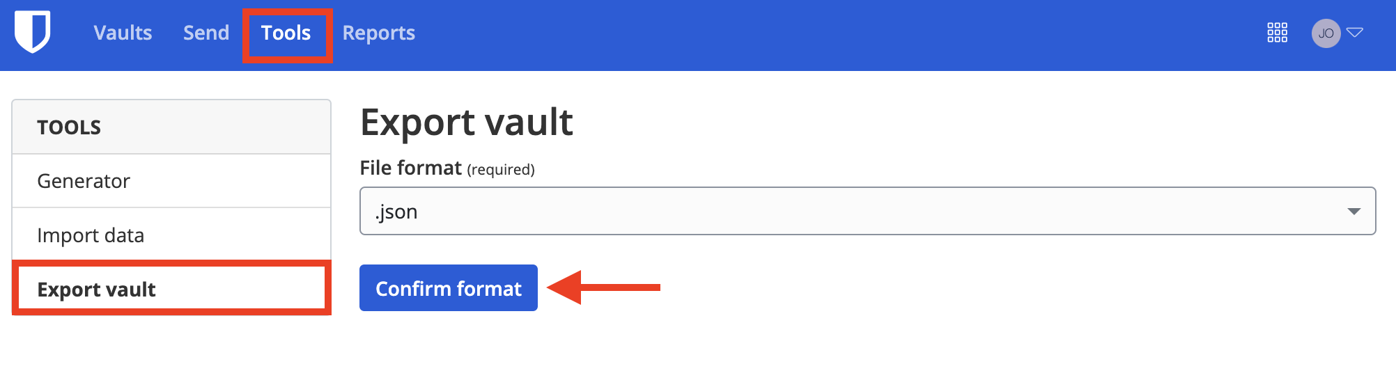 How to export passwords from Bitwarden? – NordPass