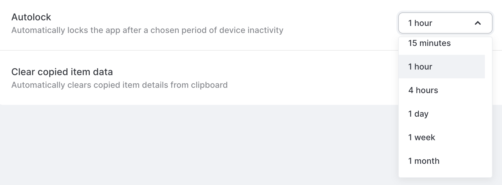 Setting the Autolock feature – NordPass Setting the Autolock feature – NordPass