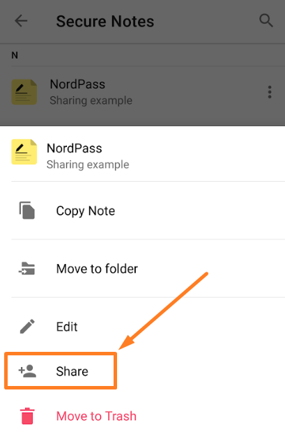 What is sharing and how to share items? – NordPass