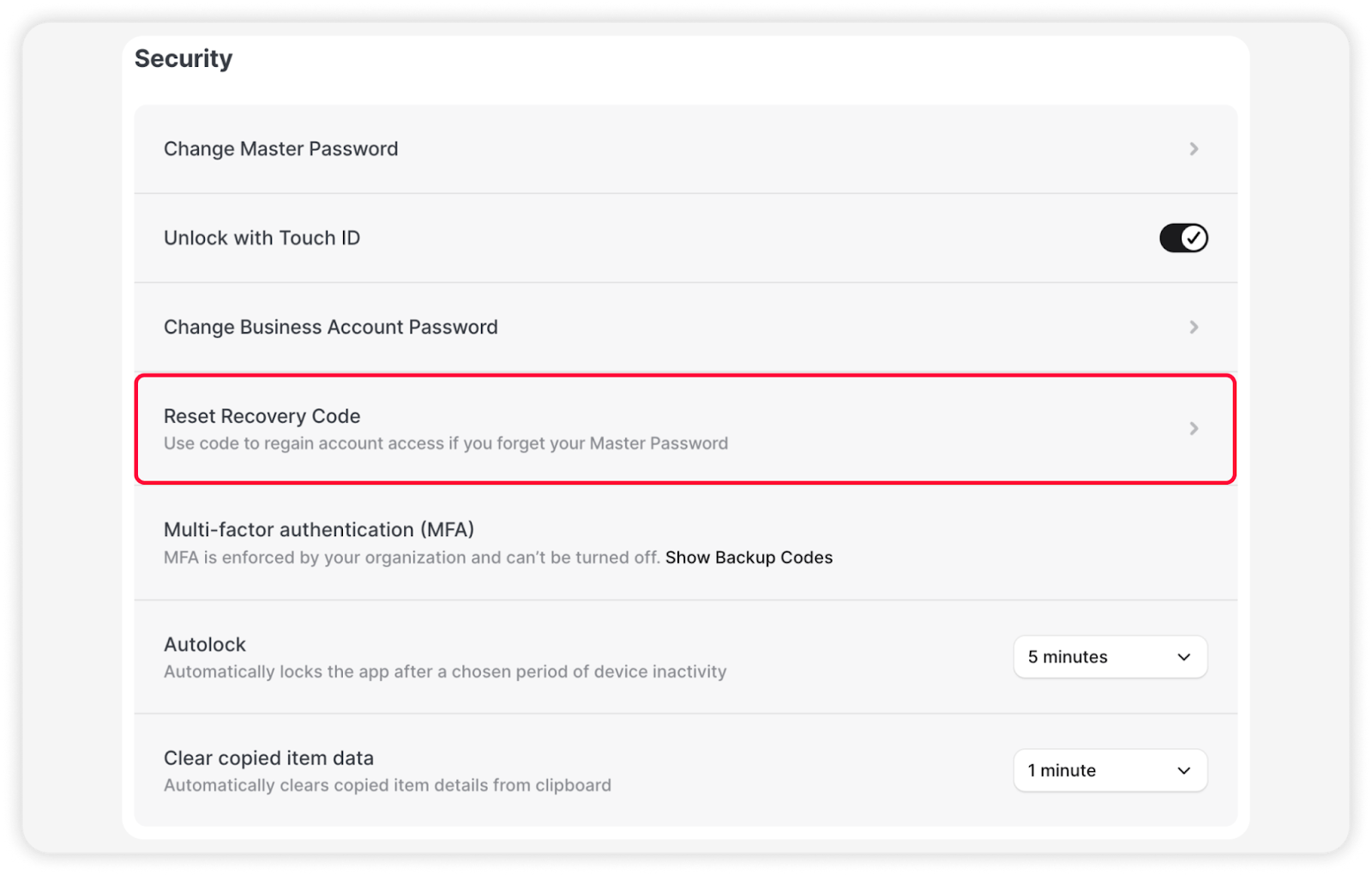 How to generate a new Recovery Code – NordPass